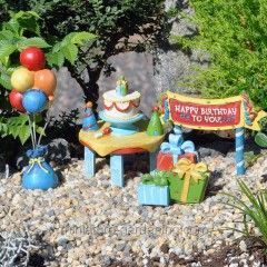 Birthdays in the Miniature Garden Go Beyond Plants - Winter Greenhouse